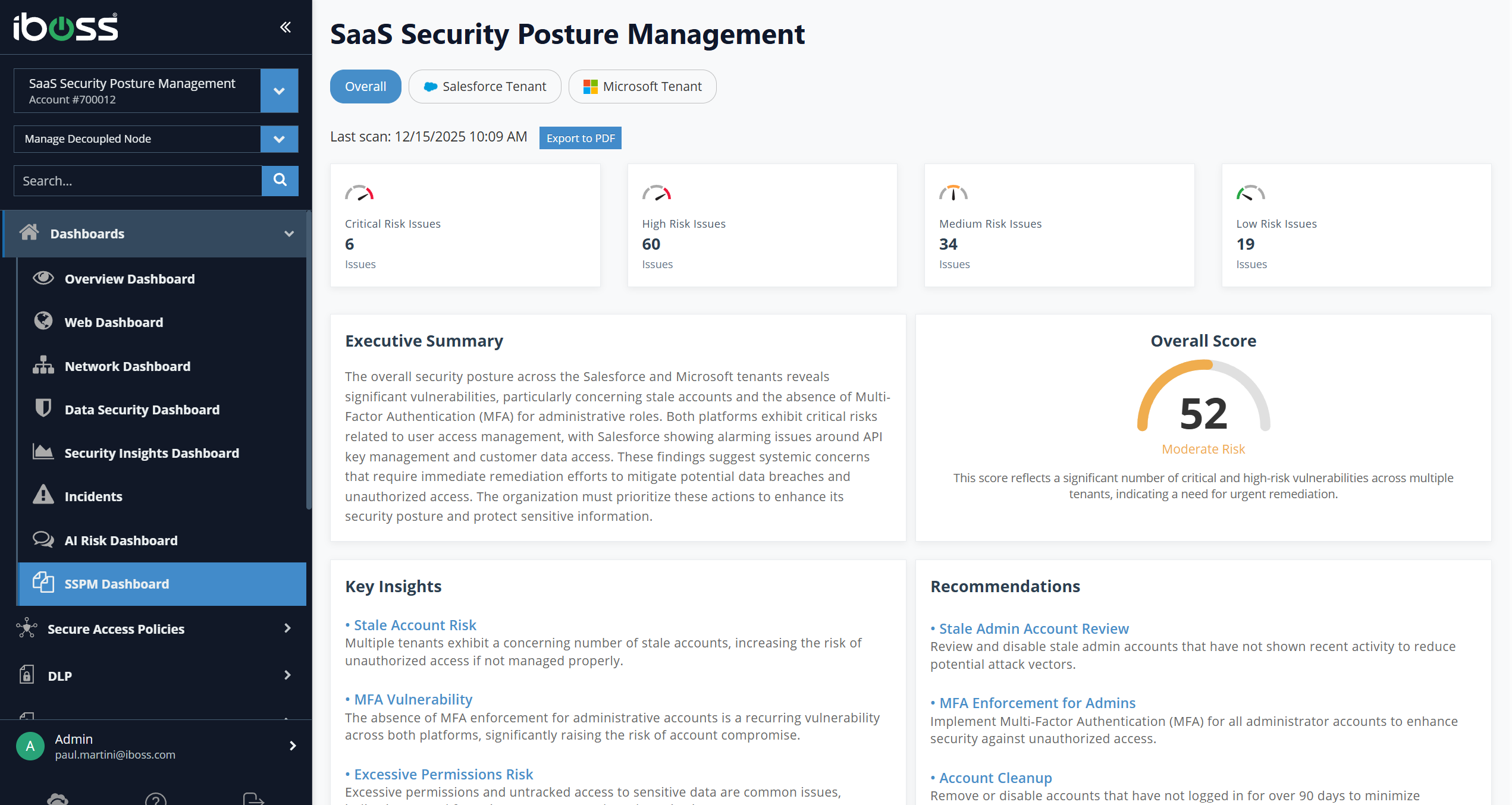 AI-Powered SaaS Security Posture Management (SSPM) | iboss